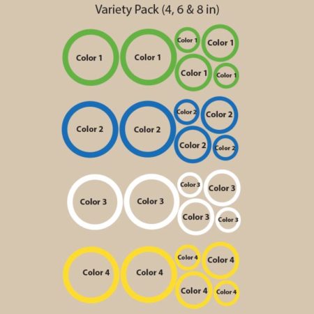 Variety Circle Wall Decal Pack | Polka Dot Wall Decals | Wall Decal World